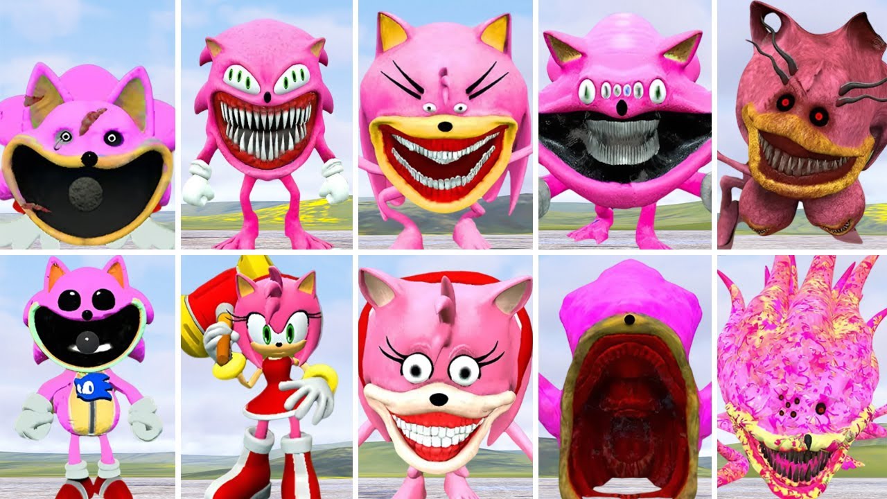 NEW EVOLUTION OF ALL SHIN AMY TAPES SMILING CRITTERS POPPY PLAYTIME ...