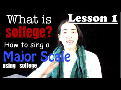 Ear training lesson 1: What is solfege? How to sing the major scale ...