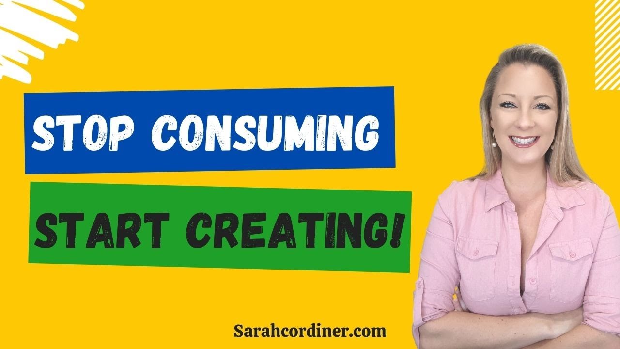 Stop Consuming - Start Creating! - YouTube
