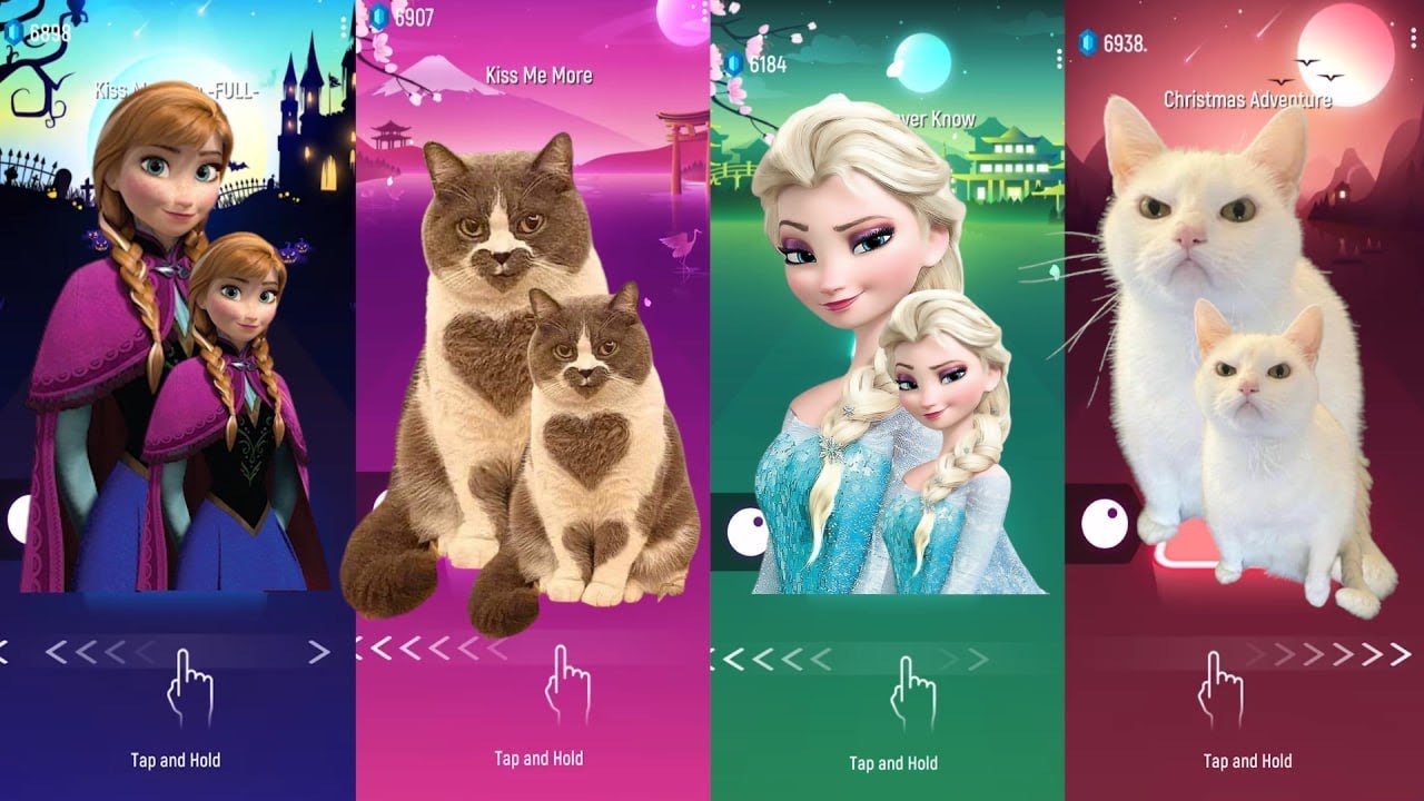💖Anna Frozen 🆚 Shakira Waka Waka 🆚 Disney Elsa 🆚 Cute Cats Wednesday ...