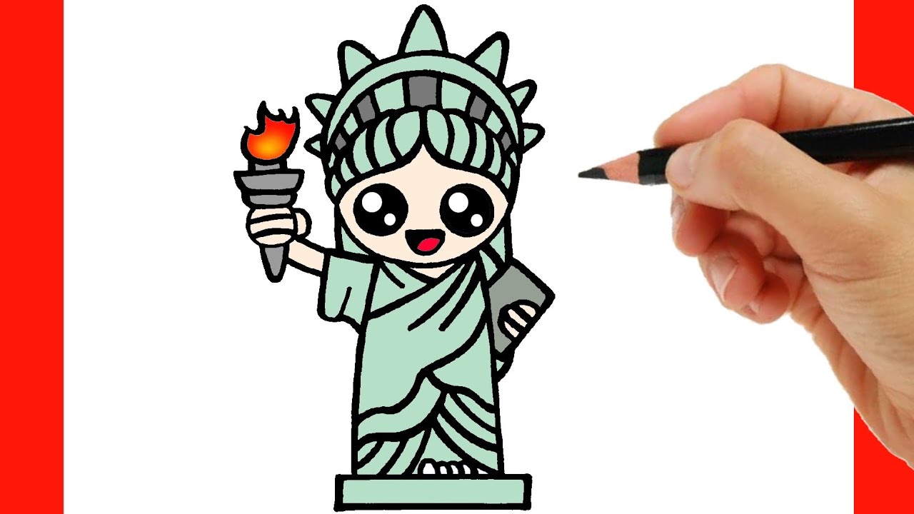 How To Draw The Statue Of Liberty - How to Draw a Statue of Liberty ...