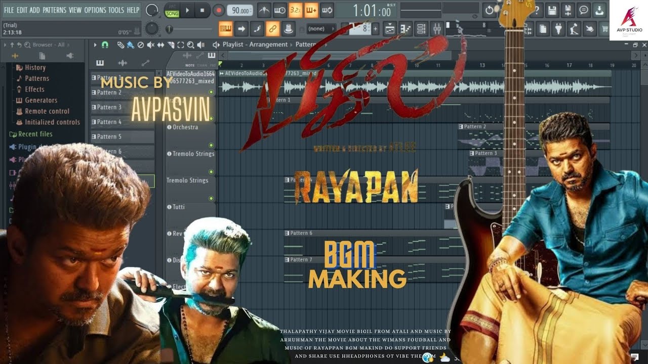 Rayappan Mass Bgm Making By AVPasvin muaic 🎼🎧🎹 - YouTube