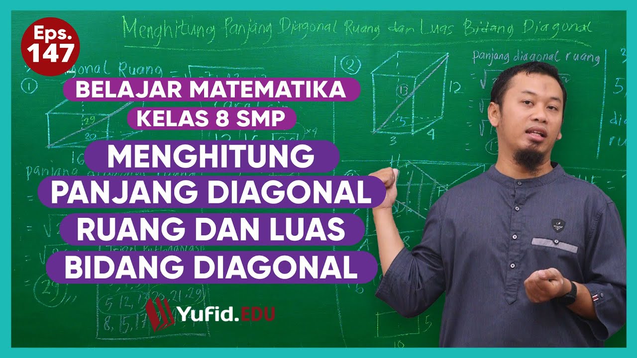 Bangun Ruang Balok: Menghitung Panjang Diagonal Ruang Balok (Belajar ...