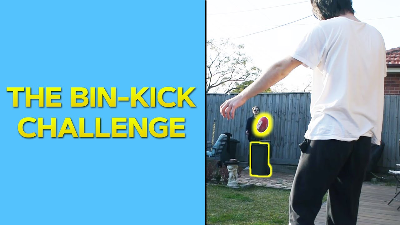 THE BIN-KICK CHALLENGE (Ft. My Brother) - YouTube