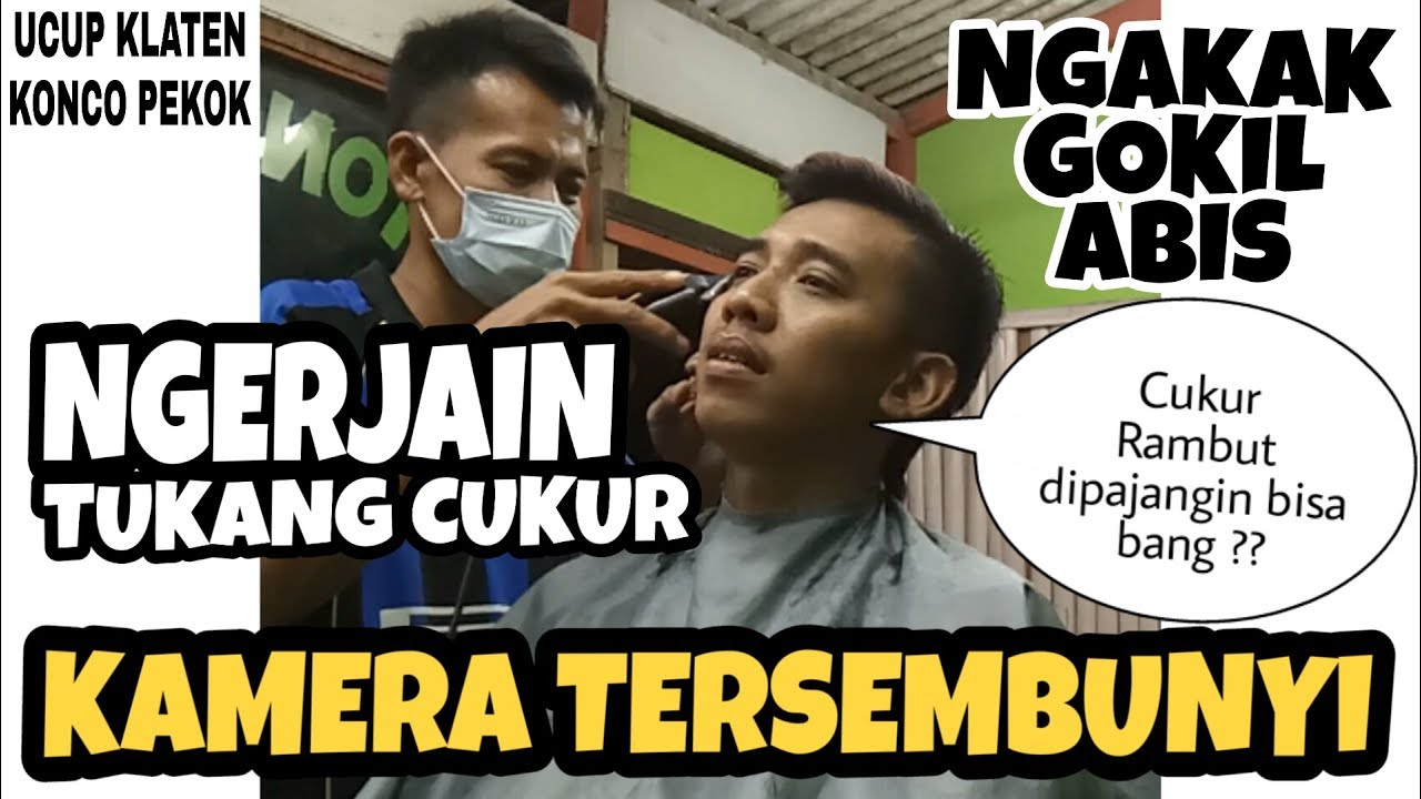 Super Gokil And Lucu Ngerjain Tukang Cukur Video Hiburan Ucup Klaten