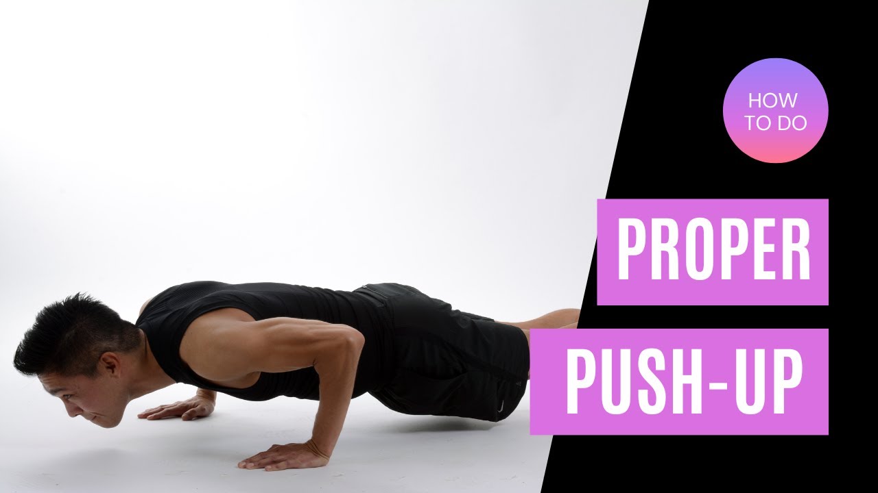 Prevent these common MISTAKES! | How to Execute a Proper Push-Up ...