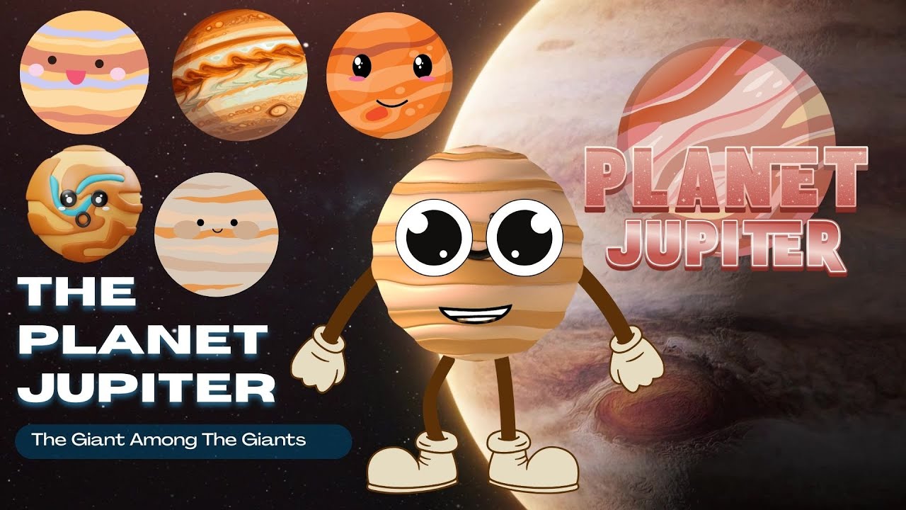 Planet Jupiter facts for Kids | Planets of the Solar System - YouTube