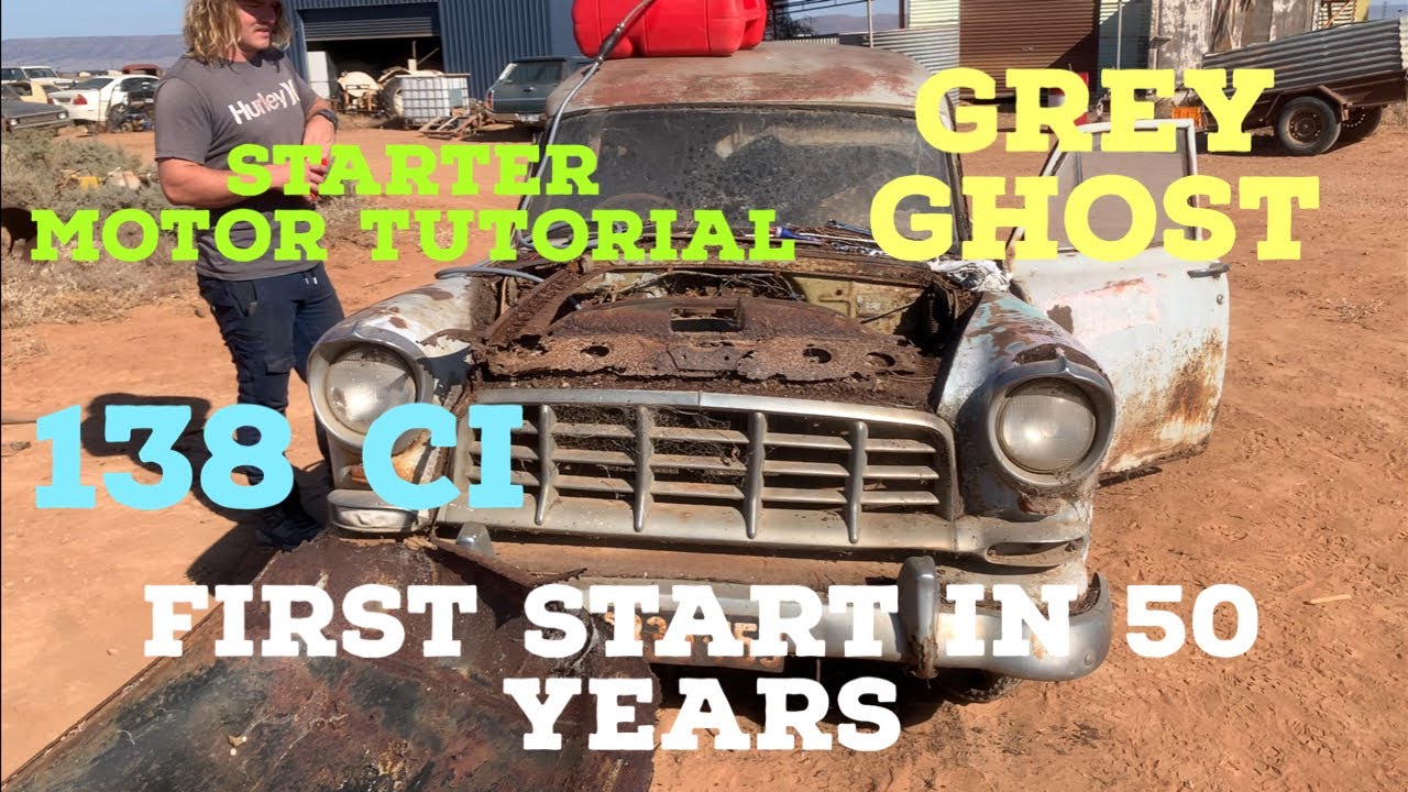 First start in 50 years, Holden FC Grey Motor - YouTube