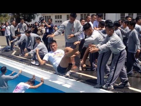 PMA Class 2017 Dunking - YouTube