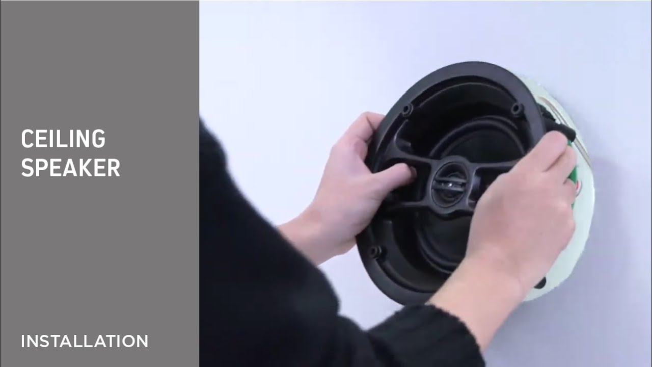 How To Install Architectural Ceiling Speaker - FLF-6TF [LUMIAUDIO ...