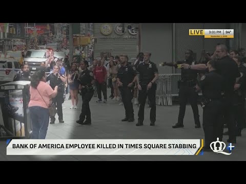 Bank of America Vice President killed in NYC Times Square stabbing