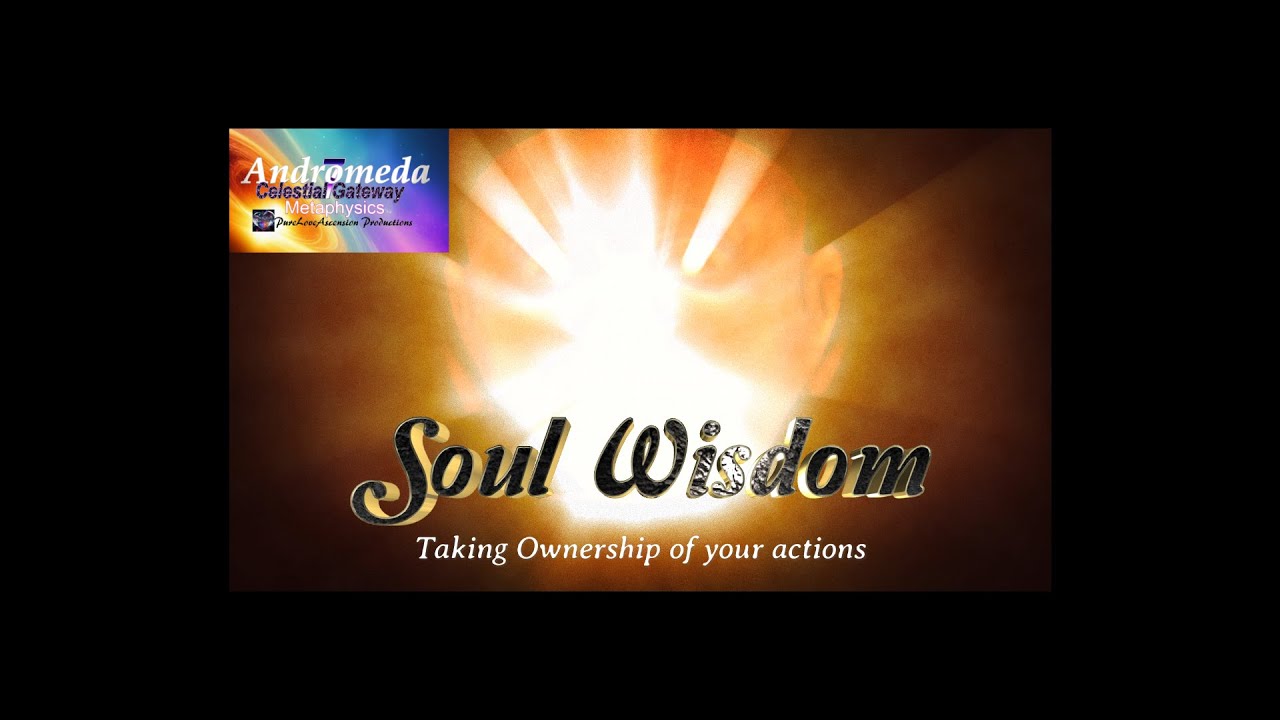 Taking Ownership of your Actions-Soul Wisdom - YouTube