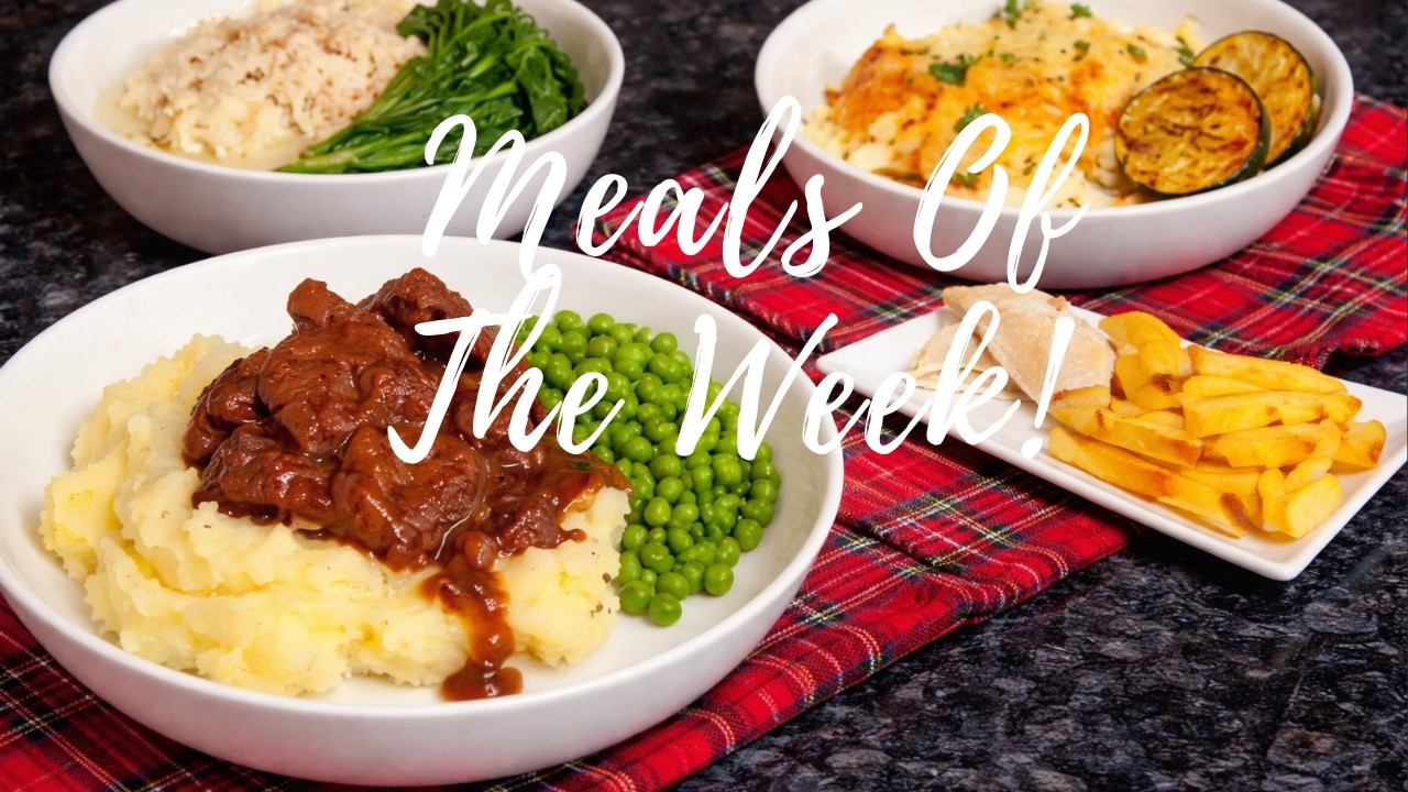Meals Of The Week Scotland | UK Family Dinners :) 9th - 15th of January ...