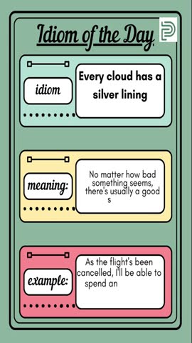 Idiom of the day - YouTube
