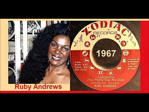 Ruby Andrews – Casonova (Your Playing Days Are Over) – Vinyl (Terre Haute Pressing, 7", 45 RPM ...