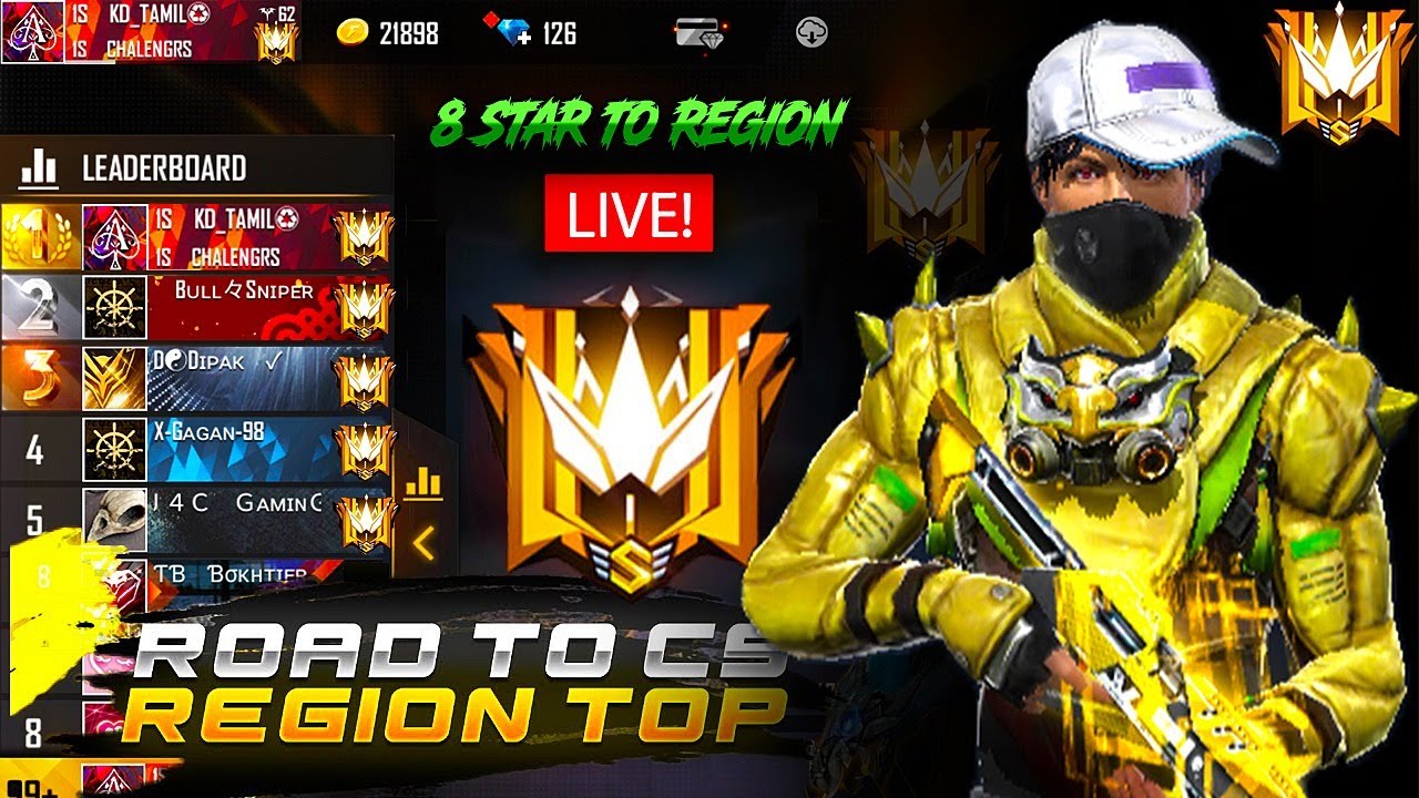 CS REGION NO.1 GRANDMASTER PUSHING|WATCH 30M AND WIN EMOTES AND REWARDS ...