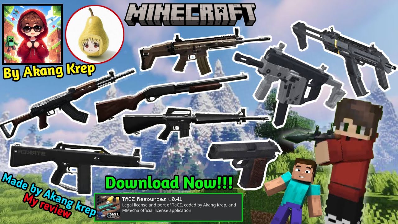Minecraft TACZ new update v0.41 For MCPE | Addon for Mcpe | Made by ...