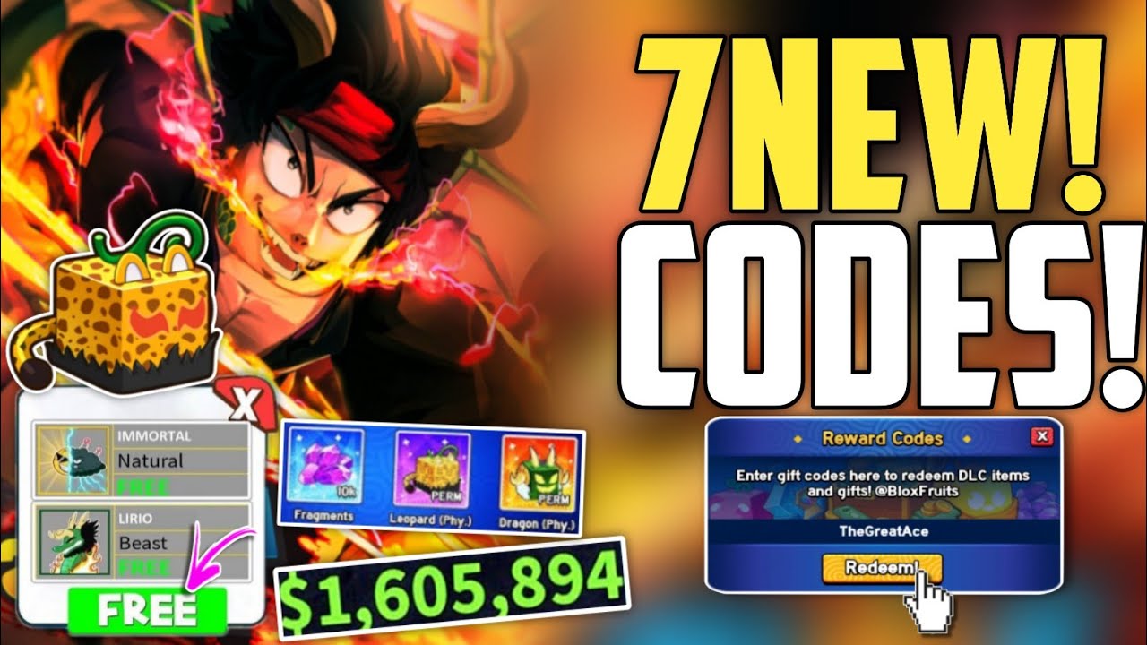 *REDEEM💥CODES!* BLOX FRUITS CODES IN 2025 - ALL WORKING ROBLOX CODES ...