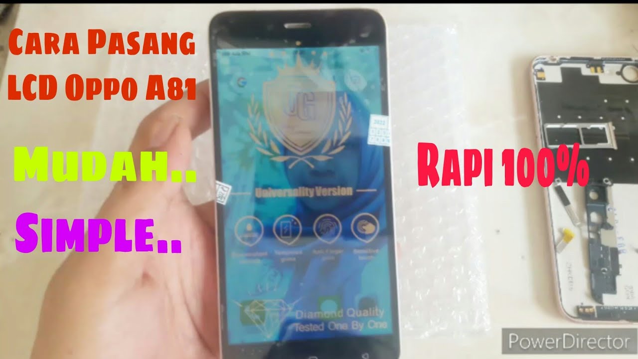 Cara pasang Lcd Oppo A81 Dengan Mudah - YouTube
