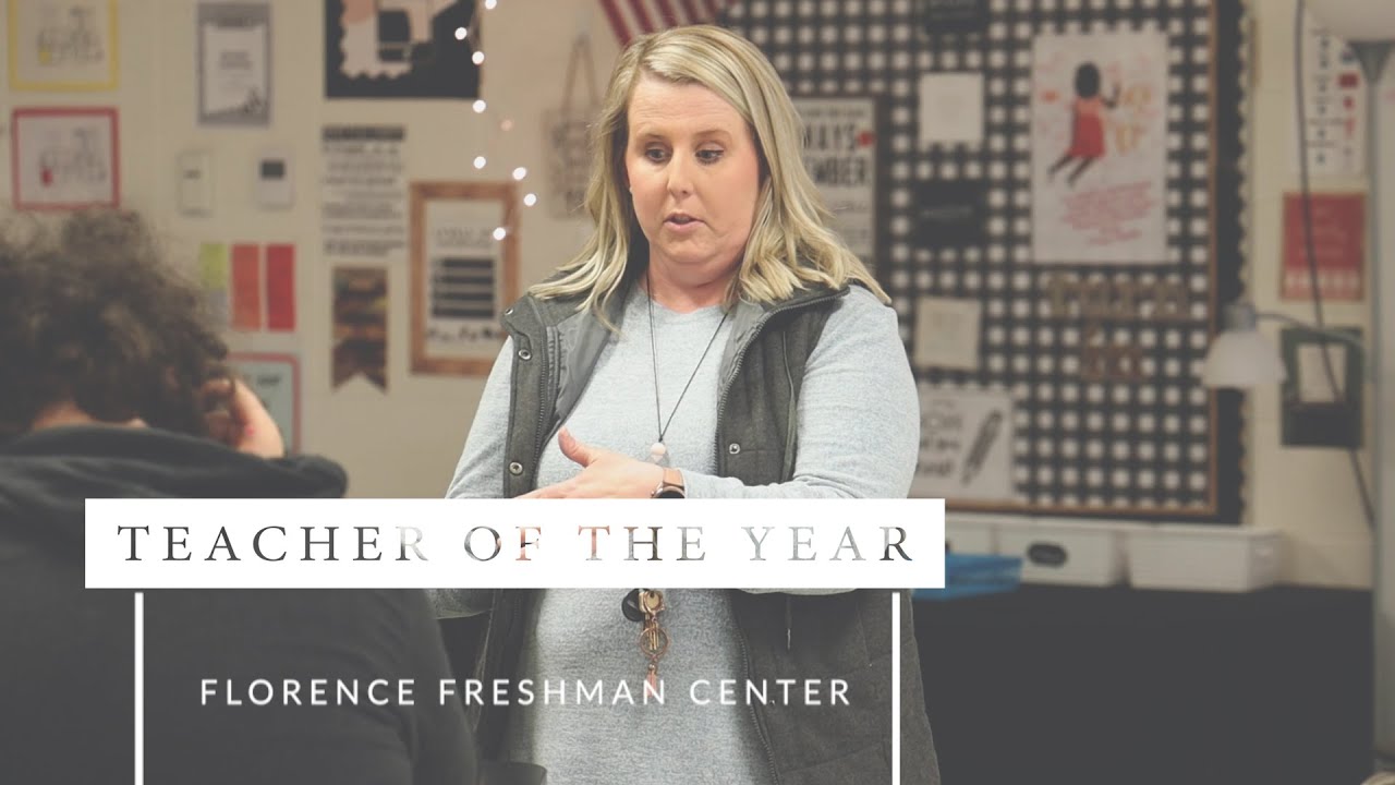 Teacher of the Year 2022-2023: Florence Freshman Center's Holly Landrum ...