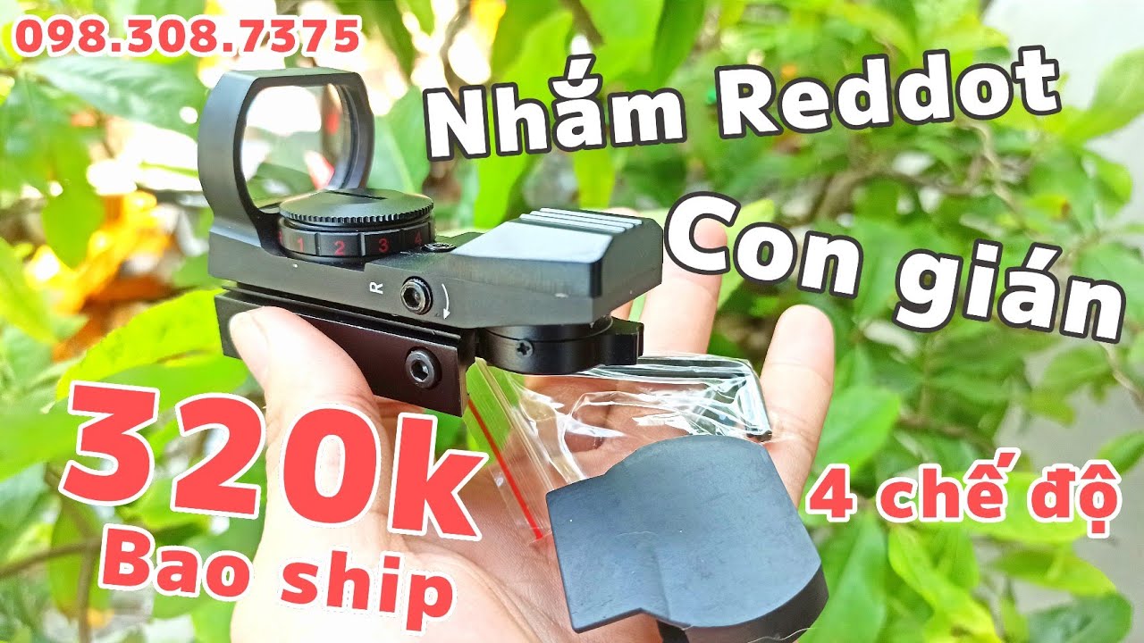 Tổng quan về nhắm con gián Reddot có nhiều chế độ - Nhắm chơi ná cải tiến | Thạnh Slingshot ...