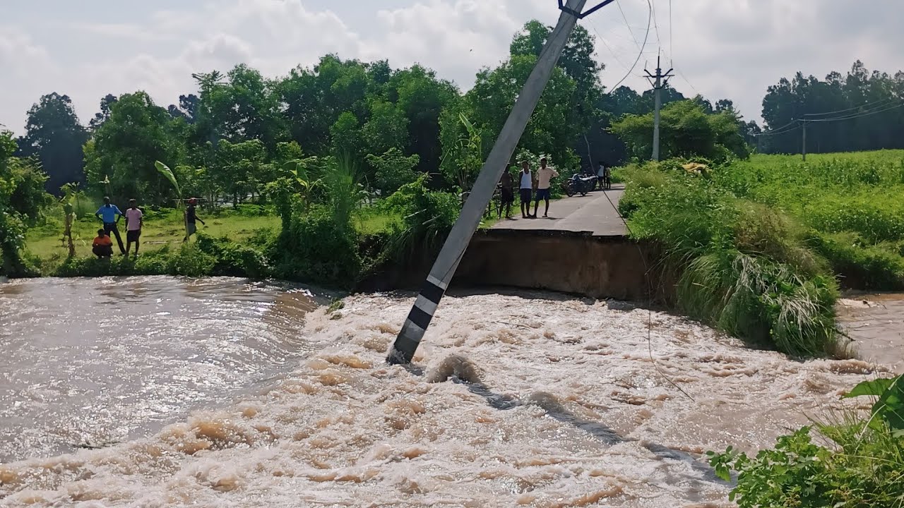 Viral | Floodwater | Big Natural Disaster at Gangarampur West Bengal 9 ...