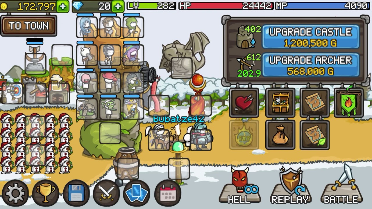 Grow castle #3 - YouTube