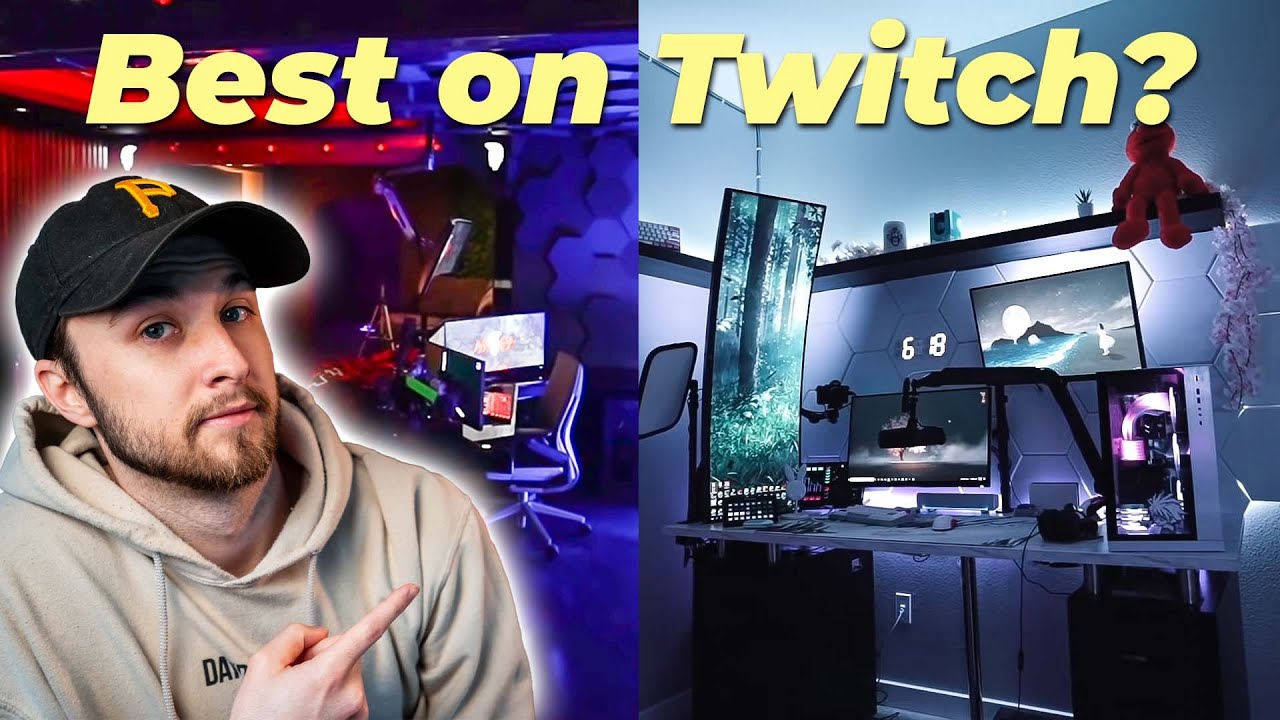 Reacting to POPULAR STREAMERS Stream Setups (ft. @loughh , @NICKMERCS ...