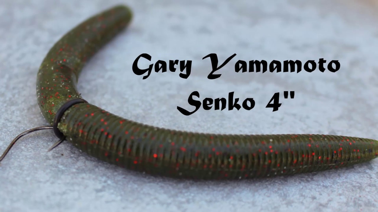 Gary Yamamoto Senko 4" - pooldemo (bass/perch/seatrout) - YouTube