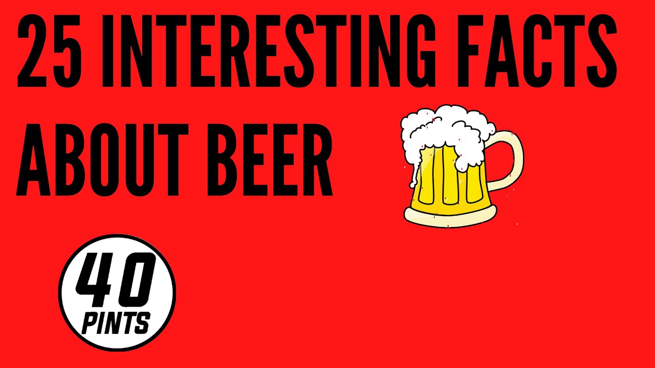25 interesting facts about beer - YouTube