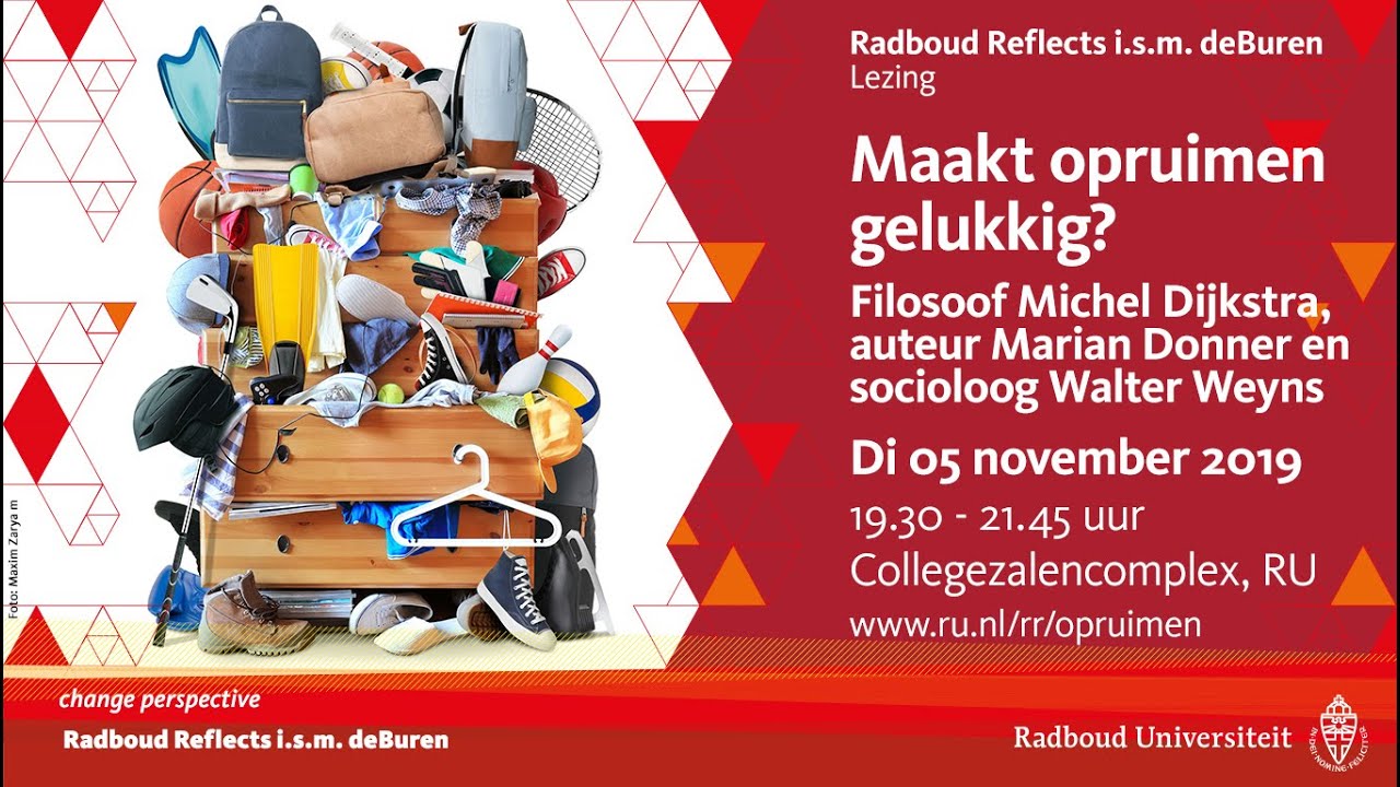 Maakt opruimen gelukkig? | Michel Dijkstra, Marian Donner en Walter ...
