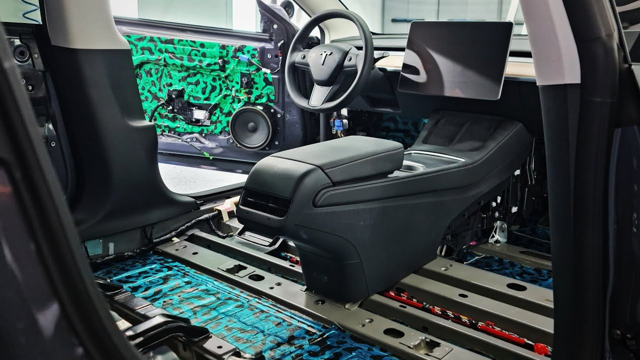 Premium Soundproofing for TESLA Model 3 - StP - YouTube