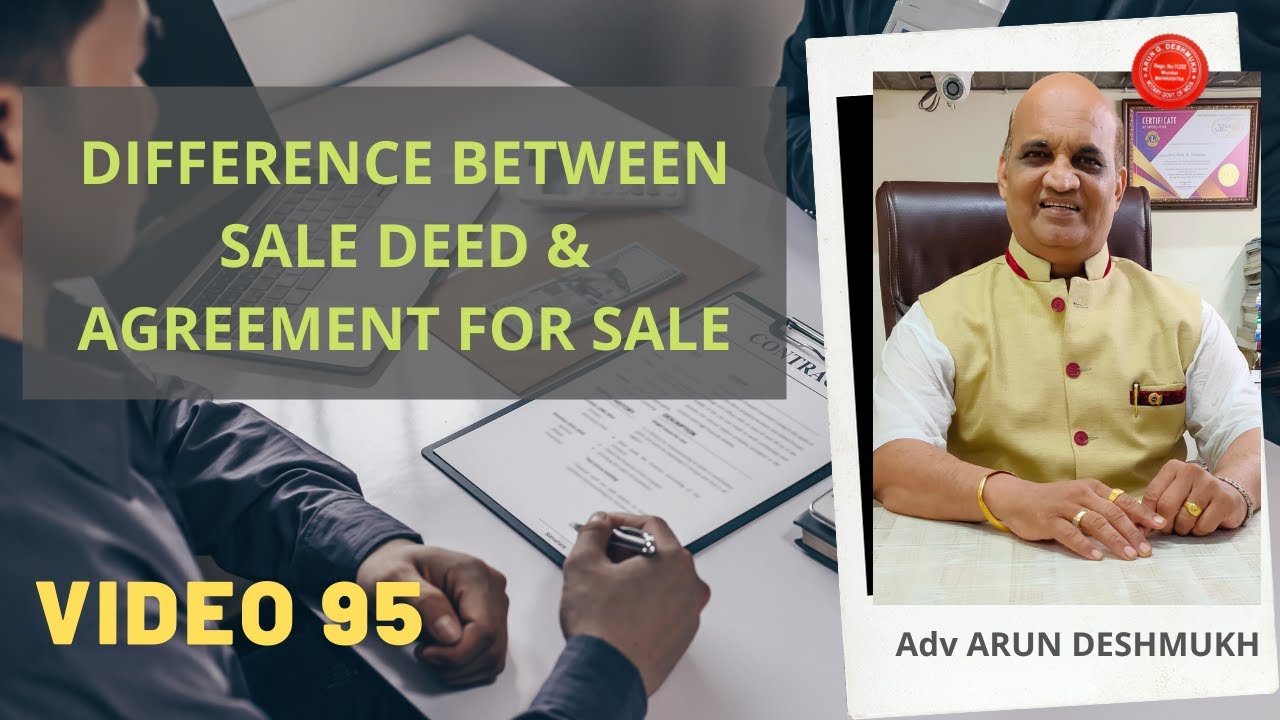 095 Hindi DIFFERENCE BETWEEN SALE DEED AGREEMENT FOR SALE sales 095-hindi-difference-between-sale-deed-agreement-for-sale-sales