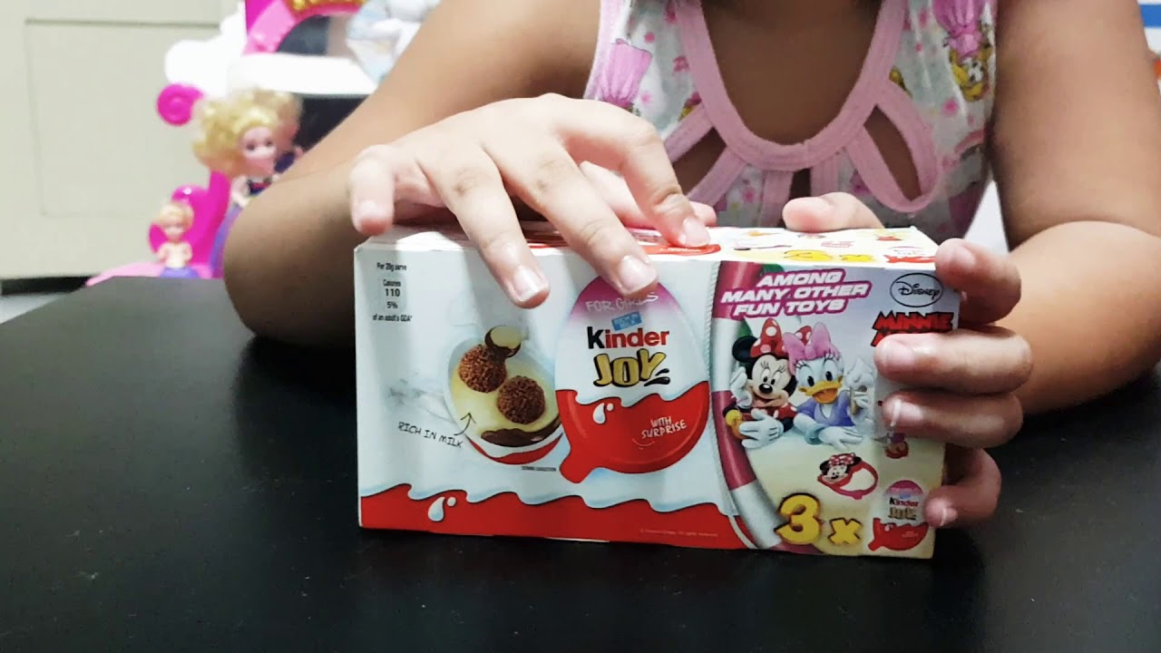 Egg Surprise - Kinder Joy Minnie Mouse special - Unboxing by Ate Sophia ...