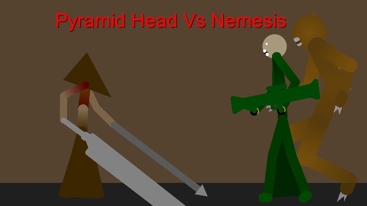 Pyramid Head Vs Nemesis (Silent Hill Vs Resident Evil) - YouTube
