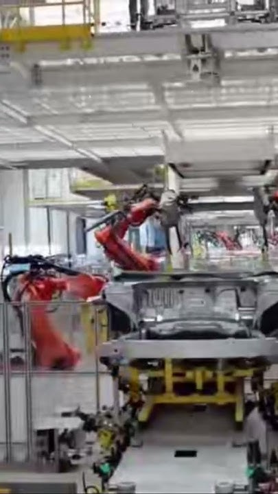 Case demonstration of #ABB #robot automated in BIW, which equipped with our #cablepack and # ...