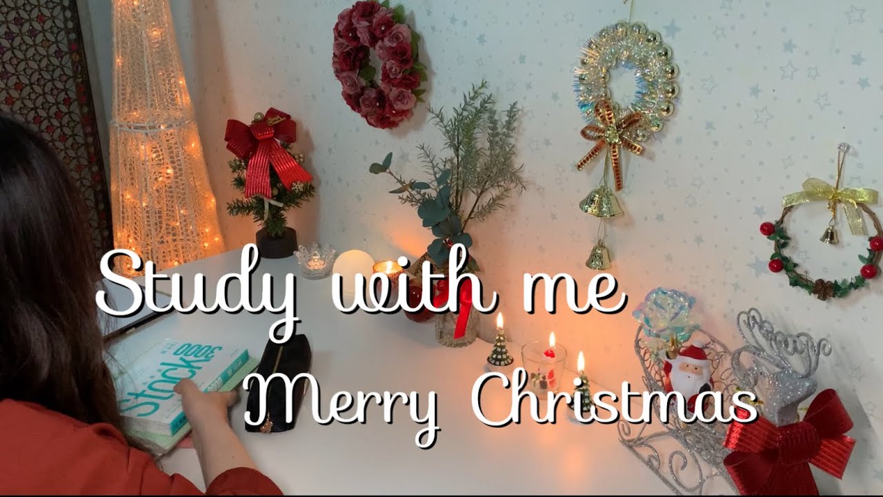 🎄Merry Christmas 🎁 (No bgm)study with me🤶 - YouTube