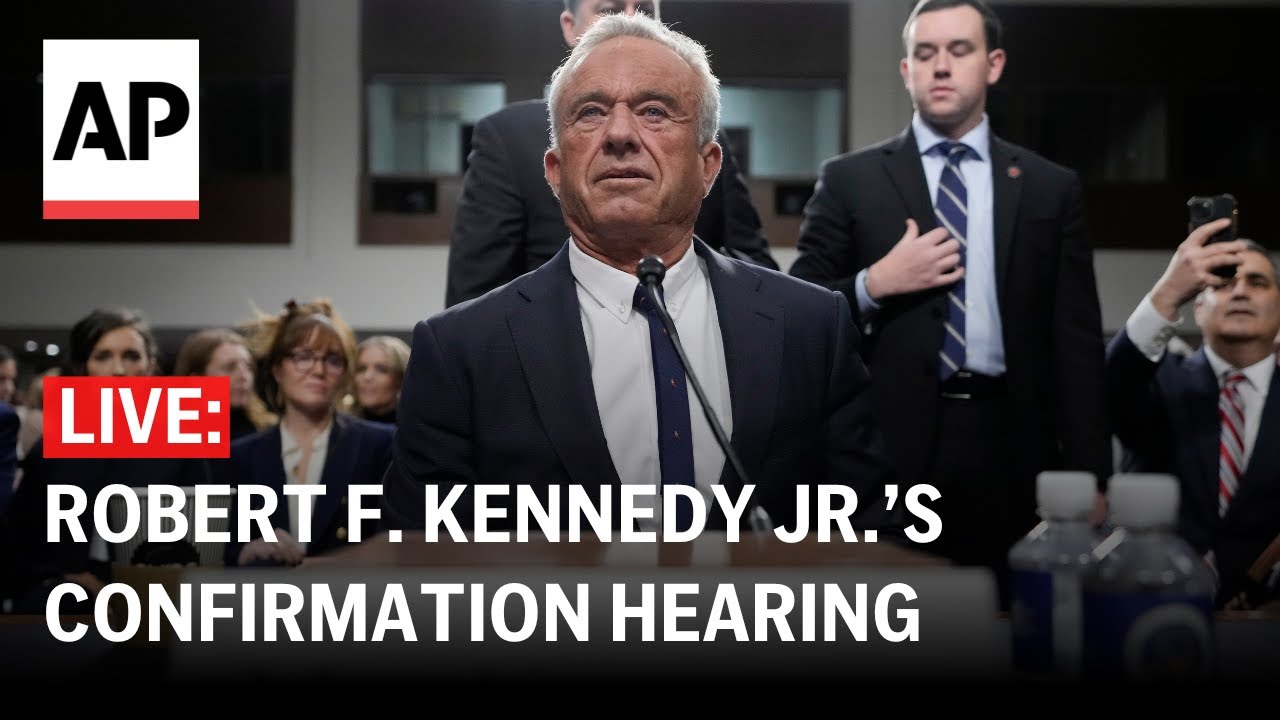 LIVE: RFK Jr.’s confirmation hearing for health secretary - YouTube