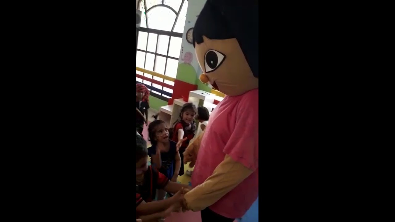 Dora The Explorer visits Lollipop Nursery - YouTube