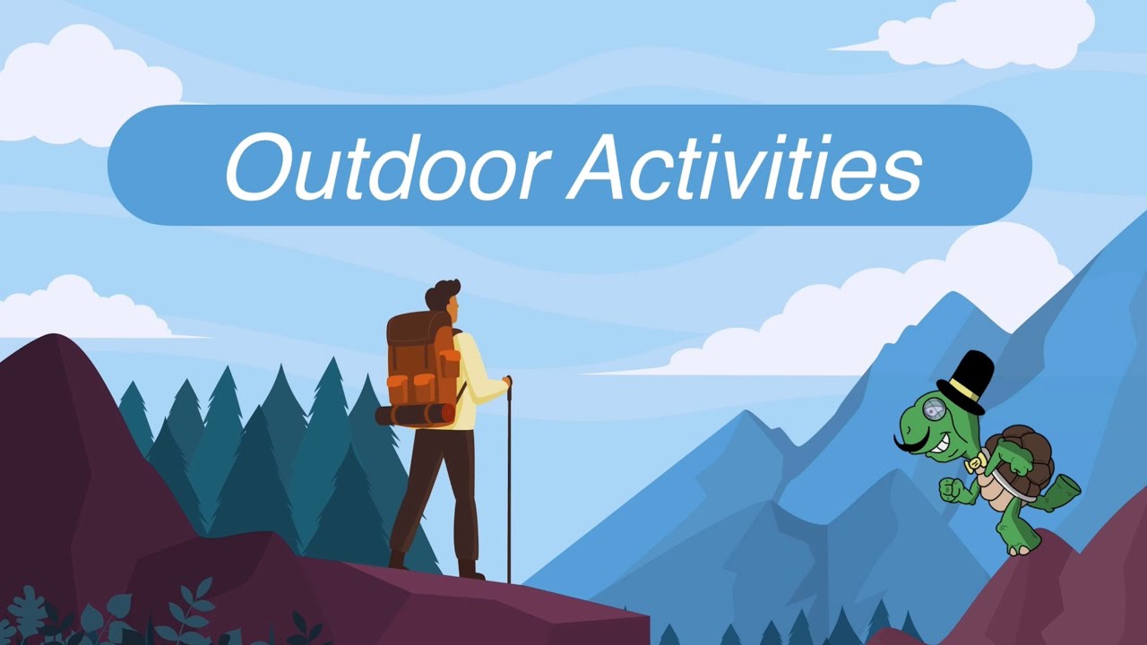 Outdoor Activities Phrases | Activities, Present Continuous & Pronouns ...