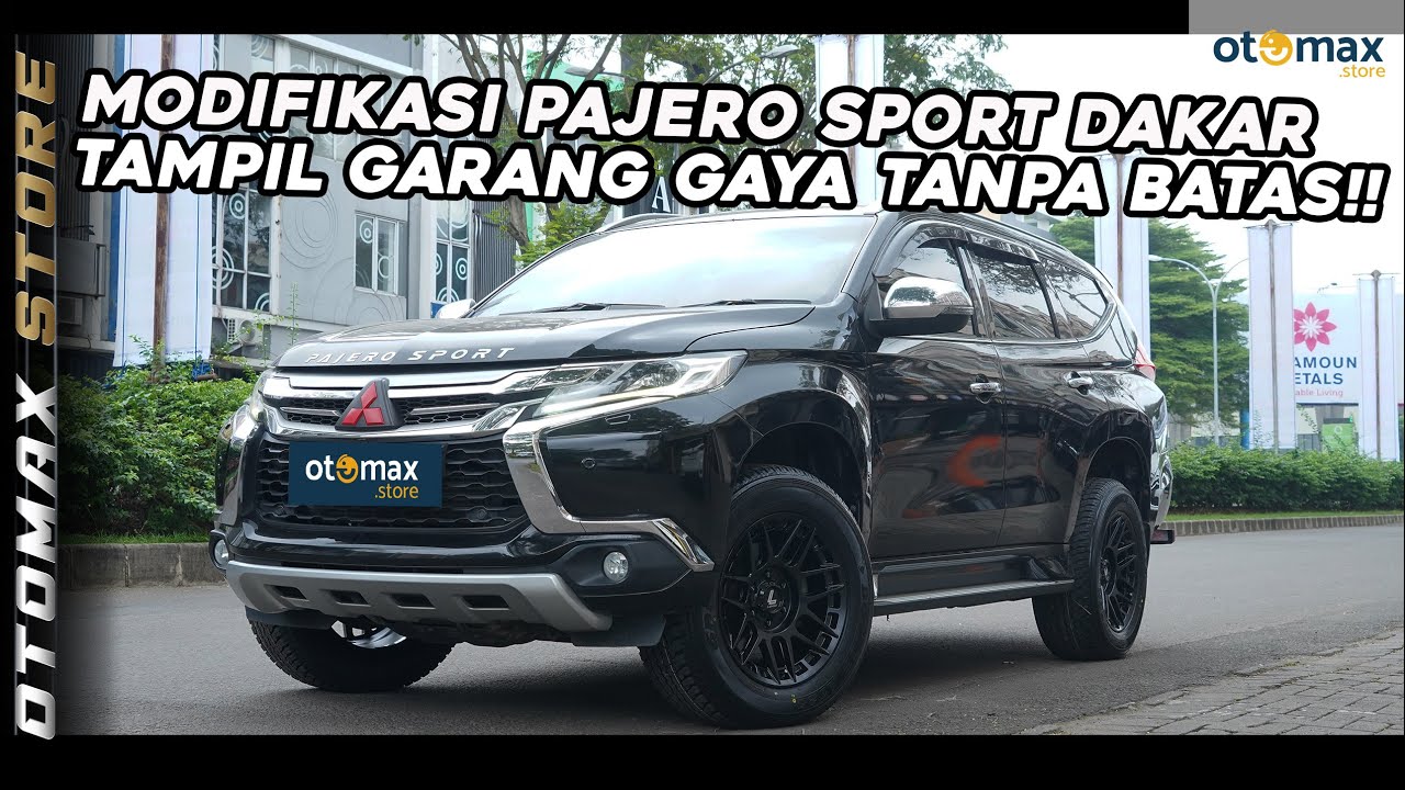 MODIFIKASI PAJERO SPORT DAKAR LEBIH GARANG PAKAI VELG MODEL BARU DARI ...