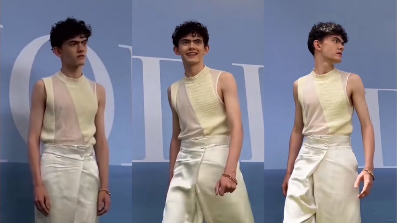 Joe Locke Paris Fashion Week - YouTube