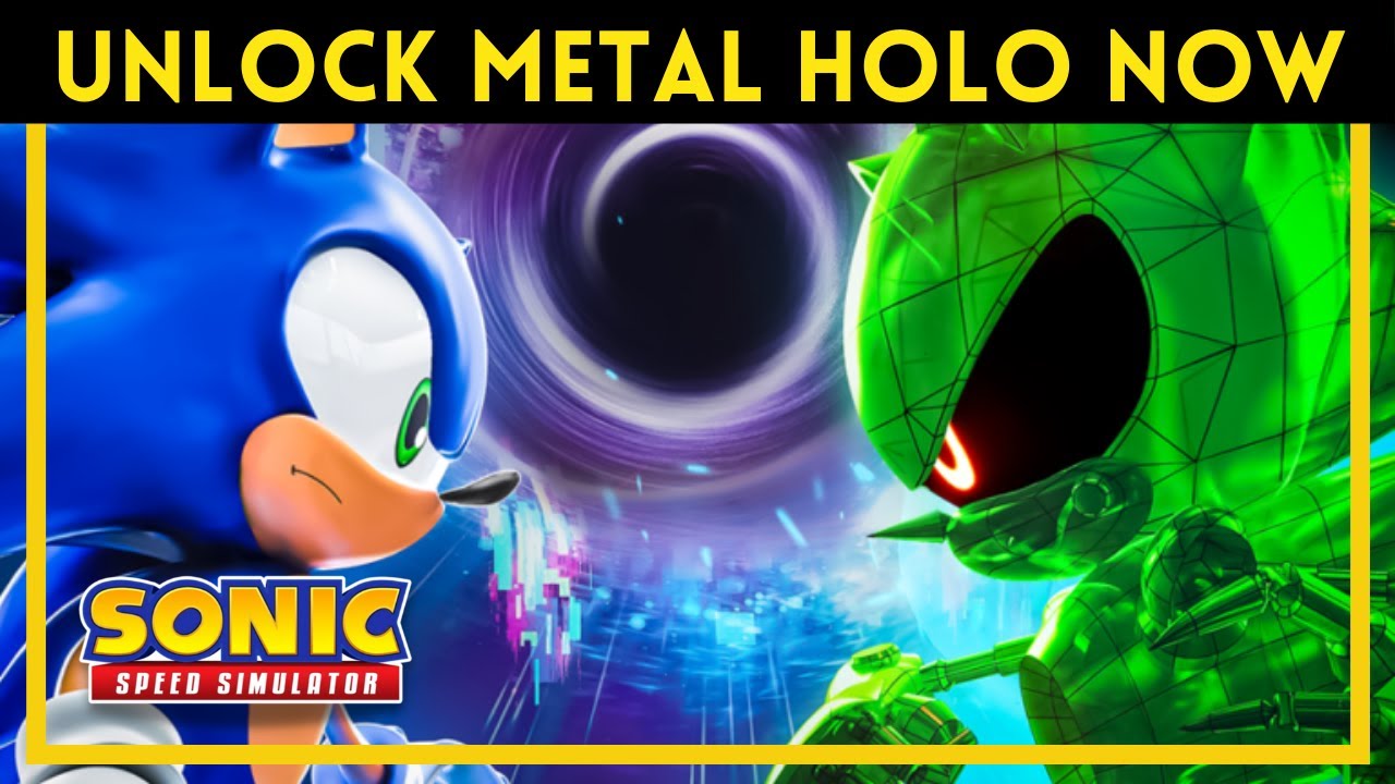 🔓 Unlock HOLO Metal Sonic | Sonic Speed Simulator - YouTube