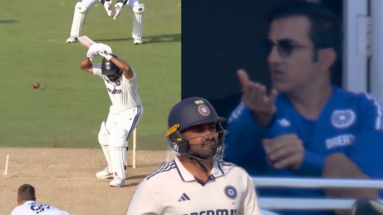 Gautam Gambhir Angry On Karun Nair After Karun Nair Gifted his Wicket ...