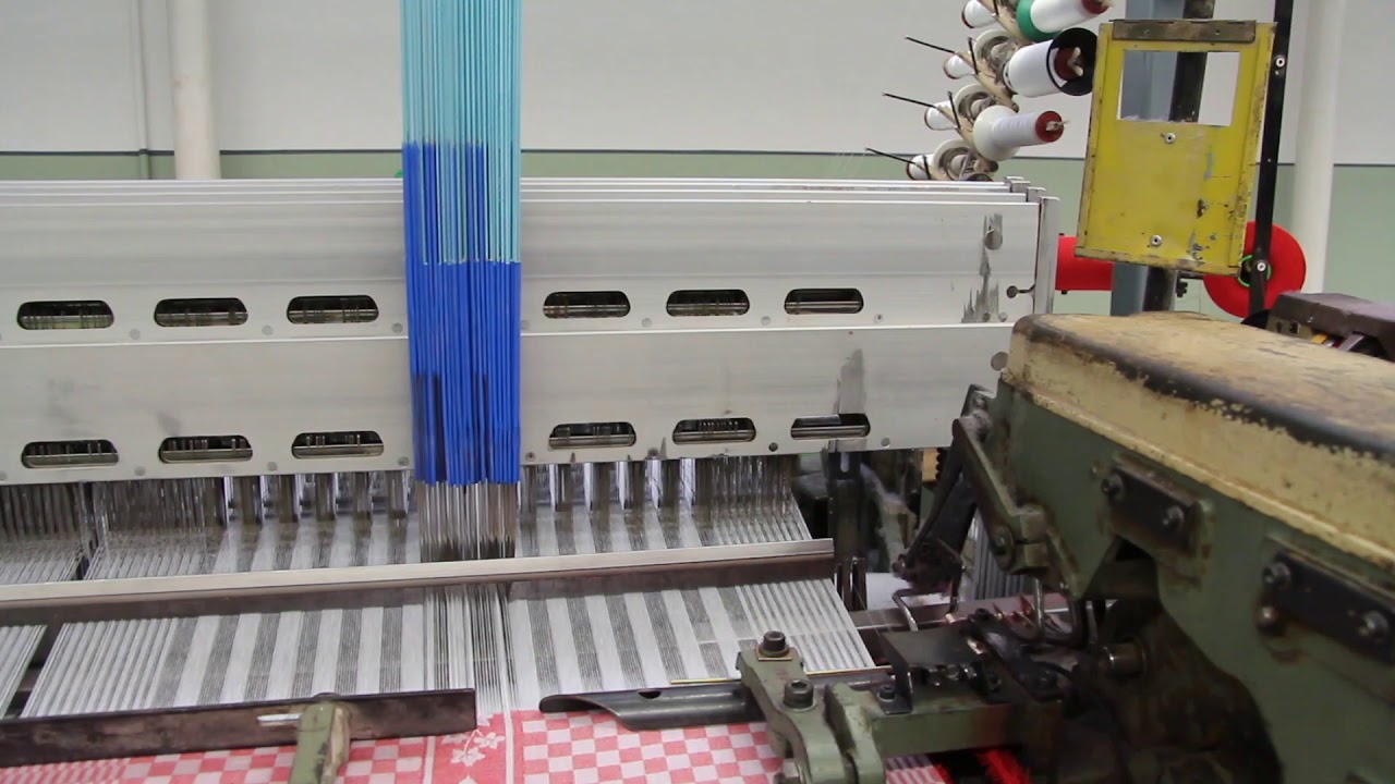 Rapier Rod Weaving Machine Saurer 400 with digital Jacquard Machine I ...