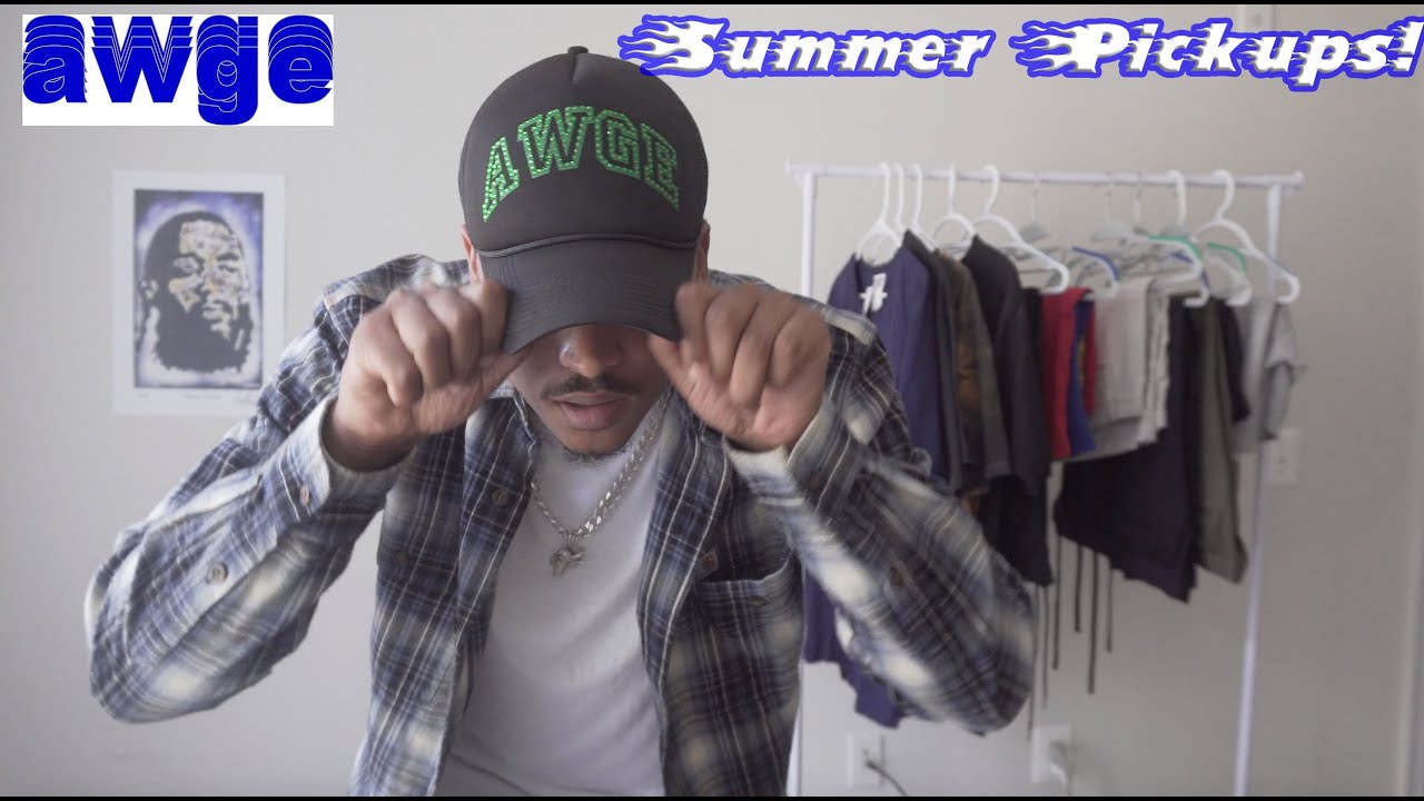 AWGE trucker hat, AWGE x NEEDLES Sweatpants, + More! Summer Pickups ...