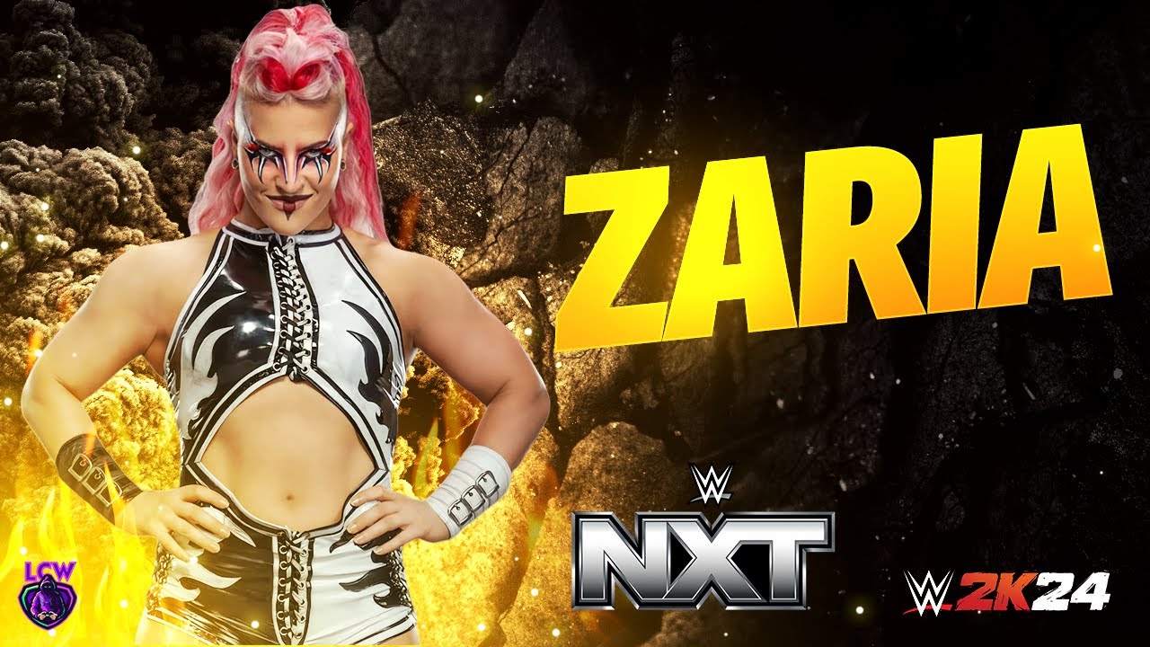 WWE 2K24 Zaria Entrance, Signature & Finishers I Mods #NXT - YouTube