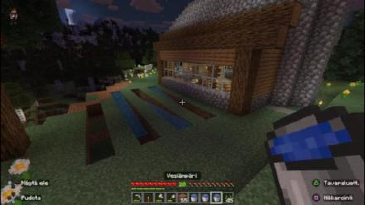 Minecraft Building Shed to Field. - YouTube