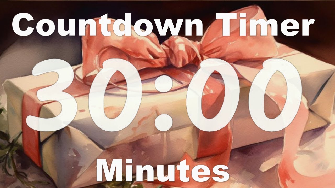 30 Minute Timer Christmas Present - YouTube