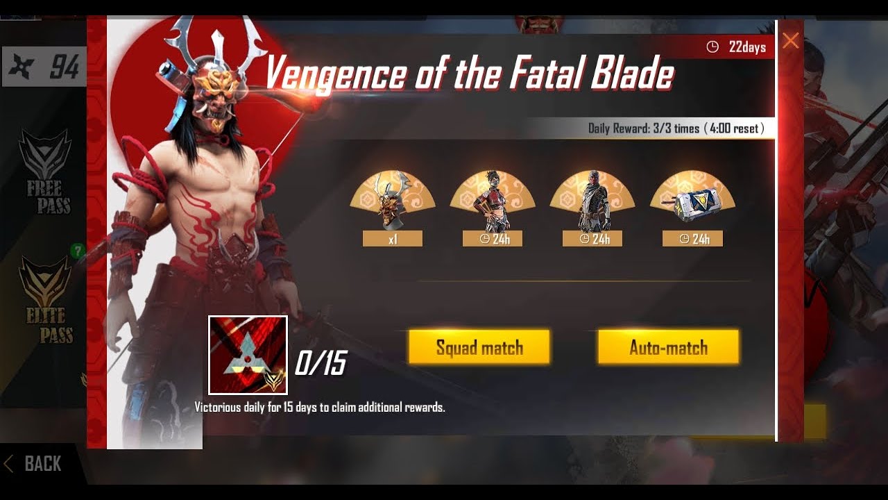 Free fire|| Fatal Blade Mode|| how to win every game tips and tricks ...
